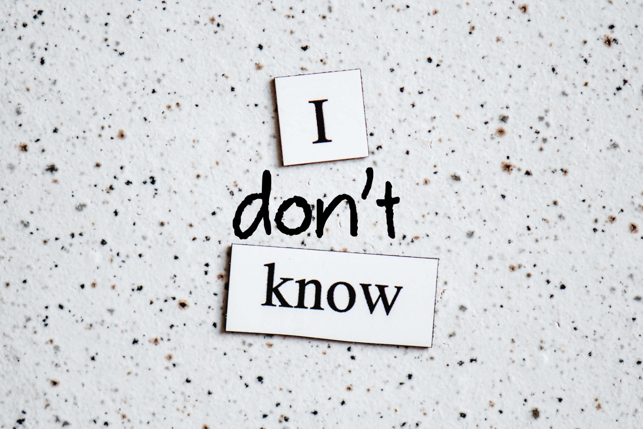 I don’t know! – Random Whys